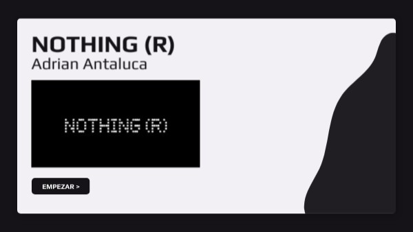 NOTHING (R) | Genially