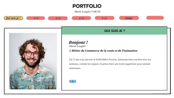 Portfolio Marie langlet | Genially