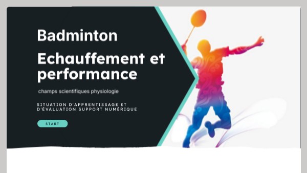 Echauffement et performance | Genially