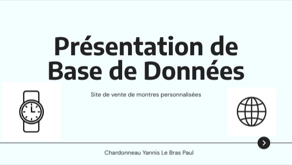 Présentation de Base de Données | Genially