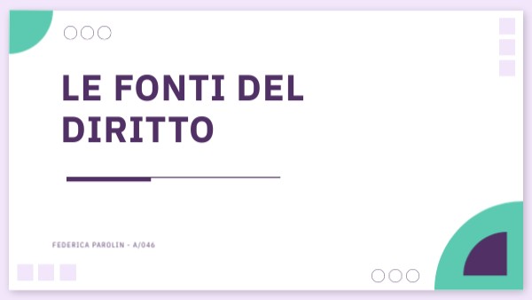 4AS - Le fonti del diritto | Genially