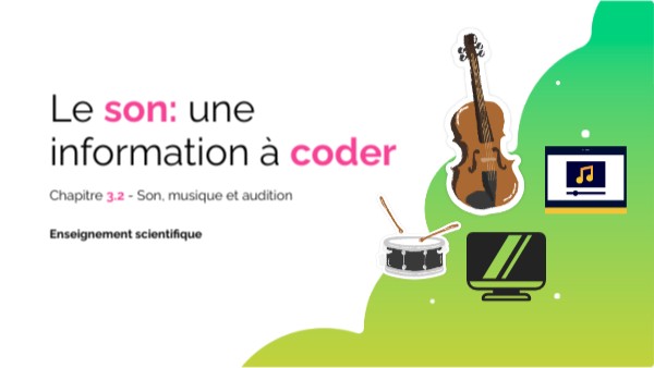 Le son: une information à coder - classique | Genially