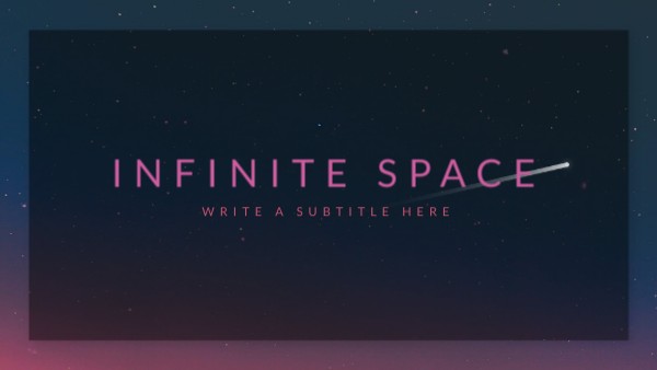 INFINITE SPACE PRESENTATION | Genially