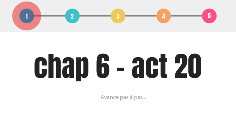 Copie - Chap 6 - Act 20 - Fiche sur table | Genially