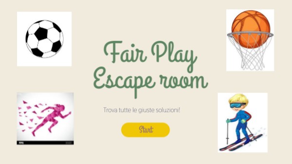Fair Play Escape room | Genially