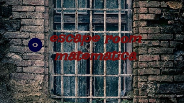 escape room matematica | Genially