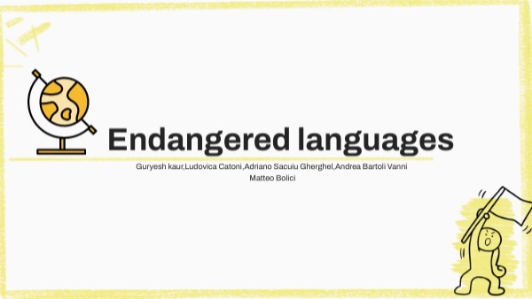 Endangered languages | Genially