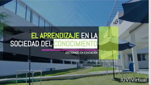 III EL APRENDIZAJE EN LA SOCIEDAD DEL CONOCIMIENTO | Genially