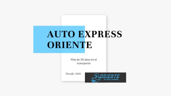Auto Express Oriente | Genially