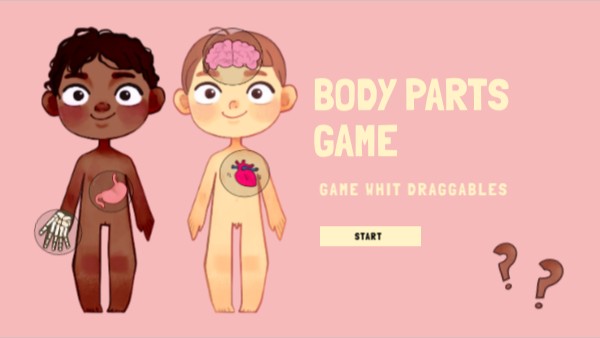 Body parts game | Genially