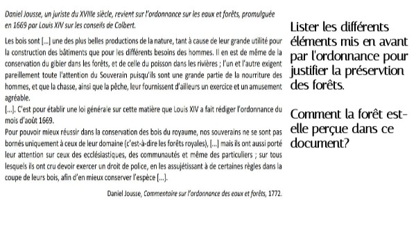 Lister les différents éléments mis en avant par l'ordonnance pour justifier la préservtion des ...