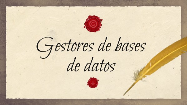 Gestores de bases de datos | Genially
