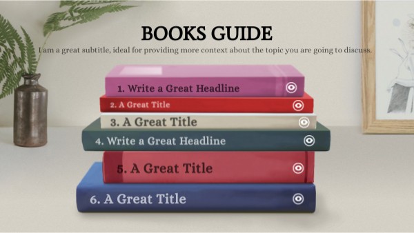 Books Guide | Genially