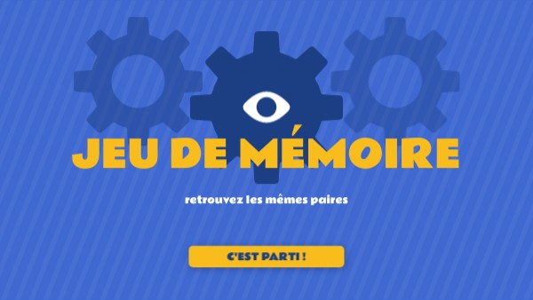 jeu de mémoire | Genially