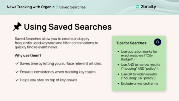 📌 Using Saved Searches | Genially