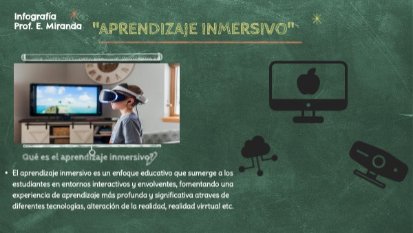 "APRENDIZAJE INMERSIVO" | Genially