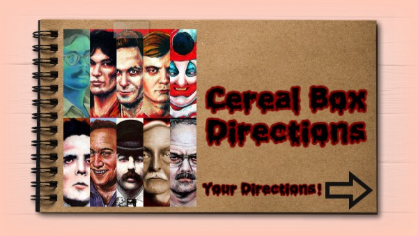 e. Serial Killer, Cereal Box Direction | Genially