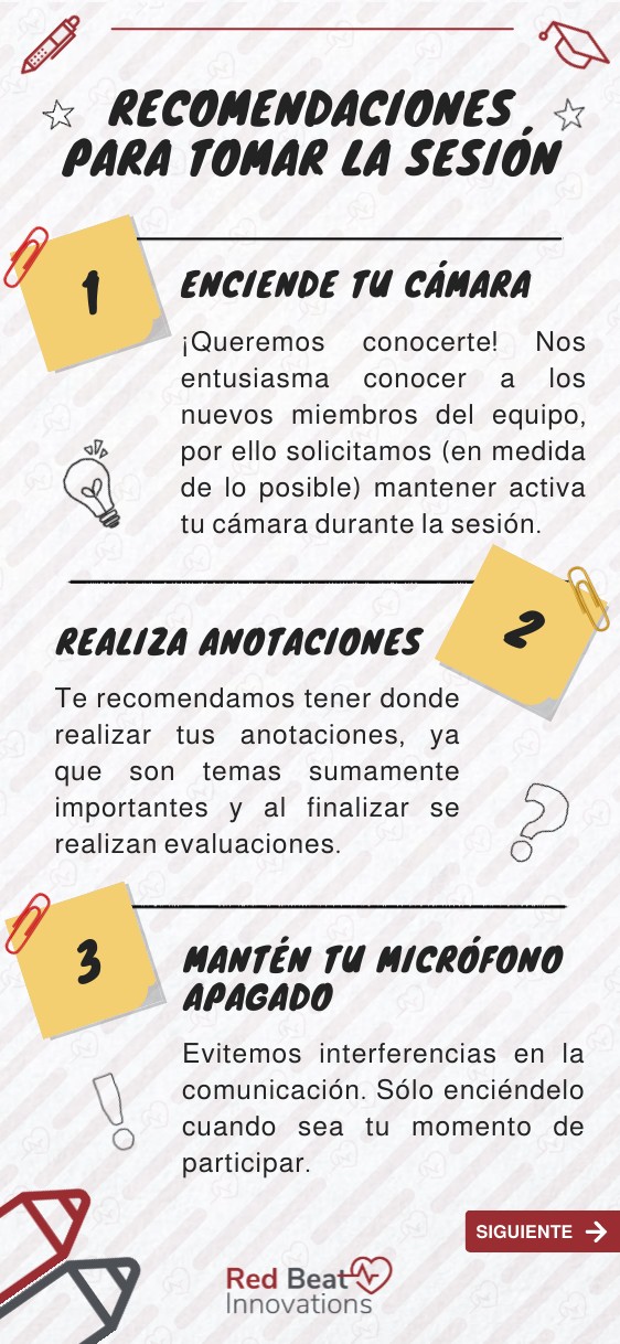 RB - Recomendaciones para tomar la sesión | Genially