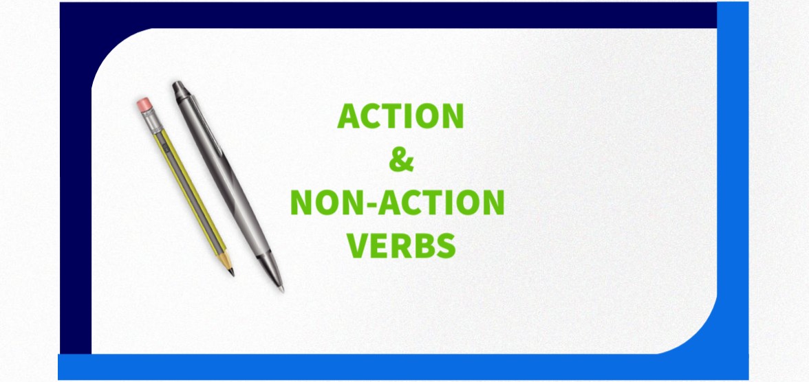 Action and non-action verbs | Genially