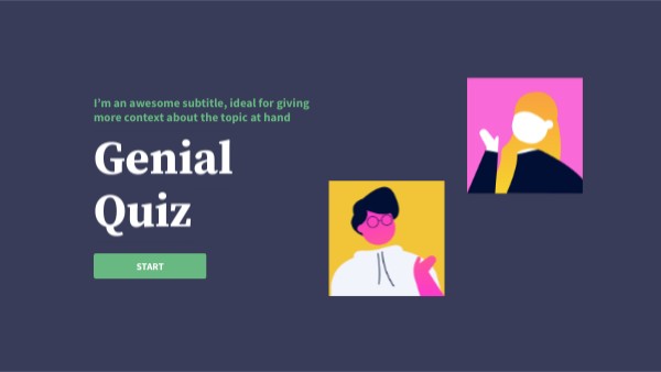 Genial quiz | Genially