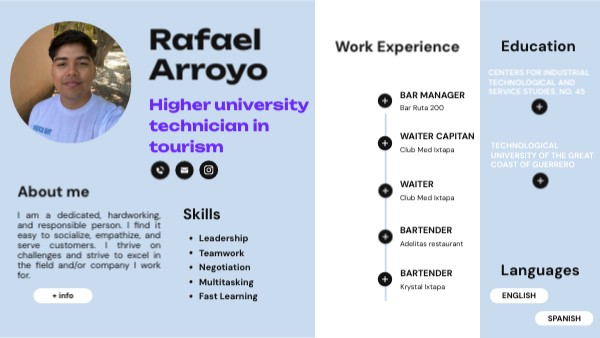 Rafael Arroyo Resume | Genially