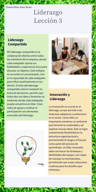 Liderazgo Lección 3 | Genially