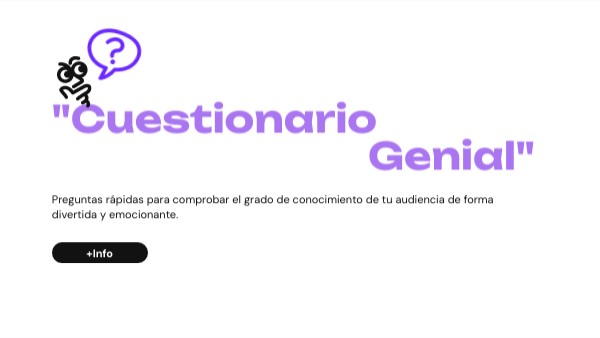 "Cuestionario Genial" | Genially