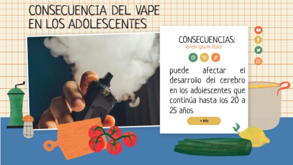 consecuencia del vape en los adolescentes | Genially