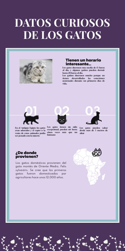 DATOS CURIOSOS DE LOS GATOS | Genially