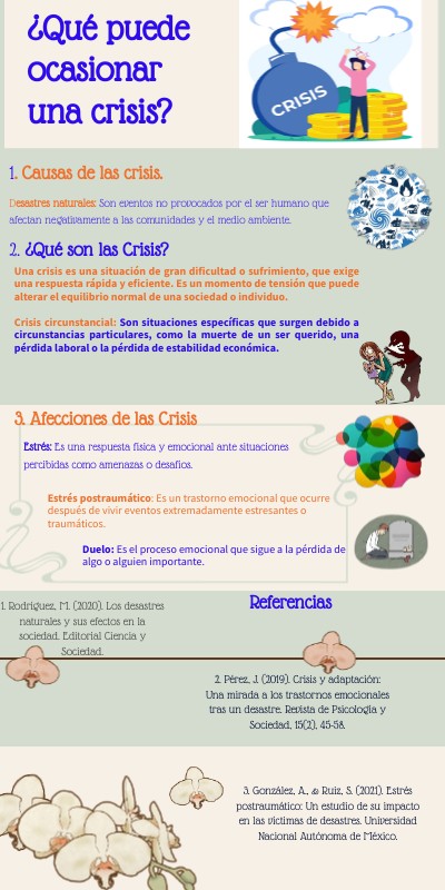 ¿Qué puede ocasionar una crisis? | Genially