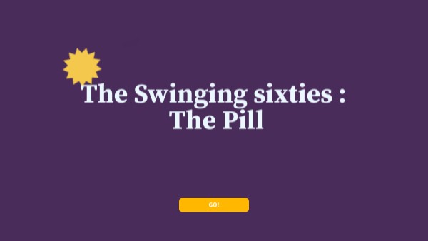 The Swinging sixties : The Pill | Genially