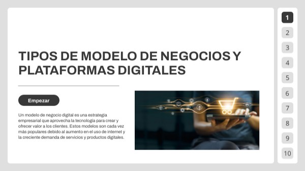 TIPOS DE MODELO DE NEGOCIOS Y PLATAFORMAS DIGITALES | Genially