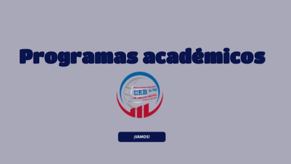 Programas académicos | Genially