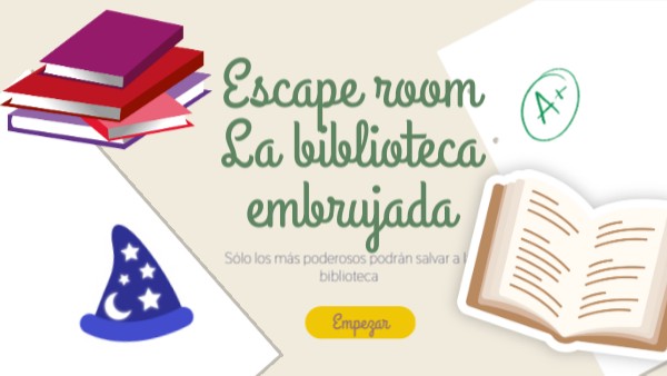Escape room La biblioteca embrujada | Genially