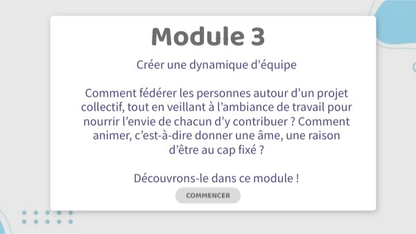 Scorm Monop - Manager en présentiel et à distance M3 | Genially