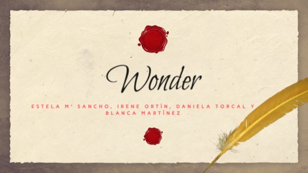 Wonder | Genially