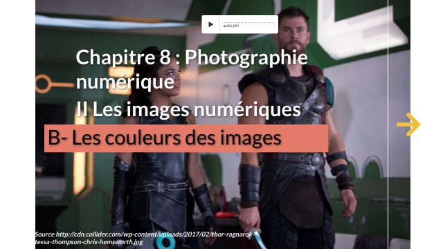 Copie - Chapitre 8 - 4 Image numériques couleur | Genially