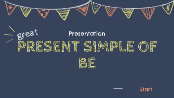Present simple of be | Genially