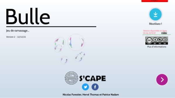 Jeu de la bulle | Genially