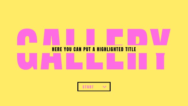 Guide galerie | Genially