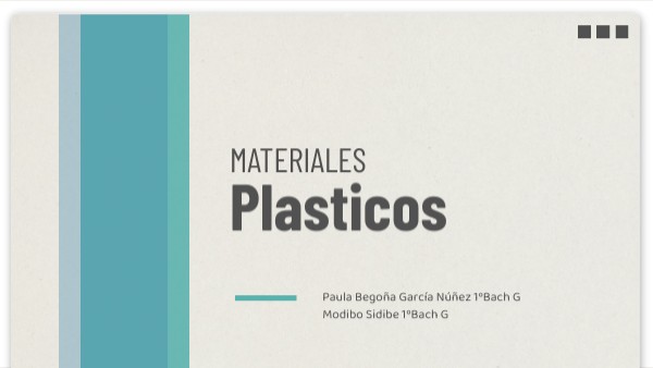 Plasticos | Genially