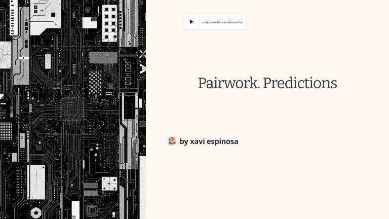 Pairwork. Predictions | Genially