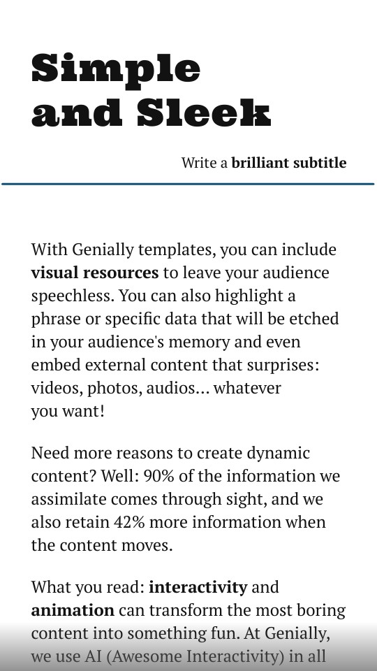 Micro-learning Propre et Simple Mobile | Genially