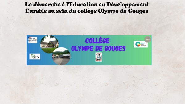 La démarche à l'Education au Développement Durable au sein du collège ...