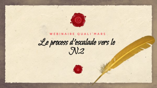 Le process d’escalade vers le N2 | Genially
