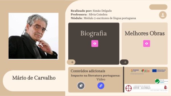 Mário de Carvalho | Genially