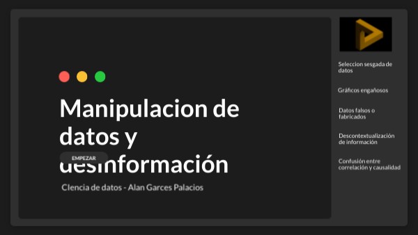 Manipulacion de datos y desinformación | Genially