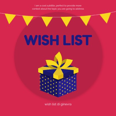 wish list | Genially