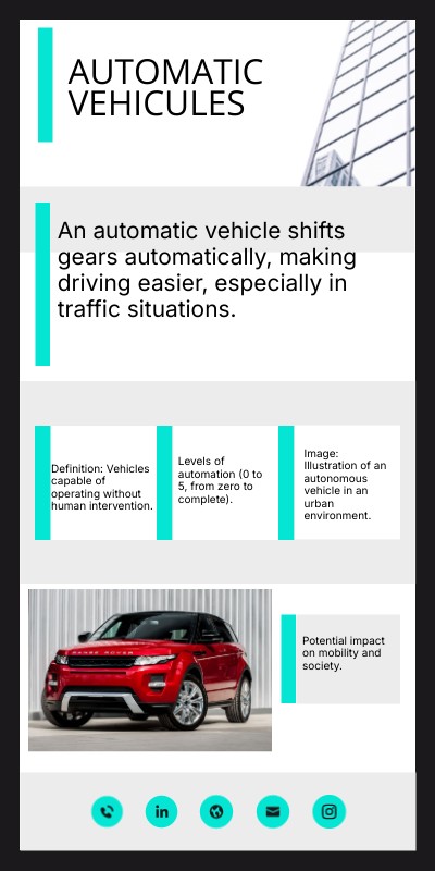 Automatic vehicules | Genially