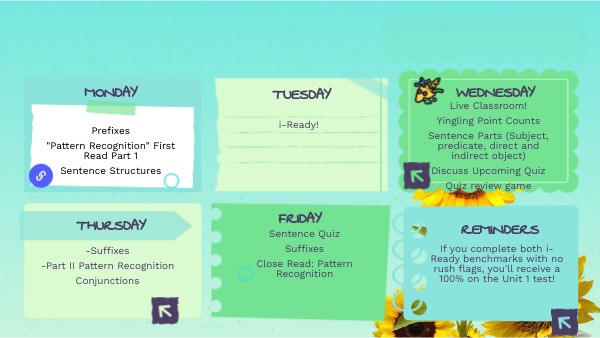 Reminders | Genially